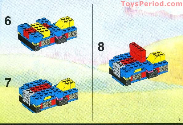 LEGO 4222 Challenger Set 300 Instructions and Parts List