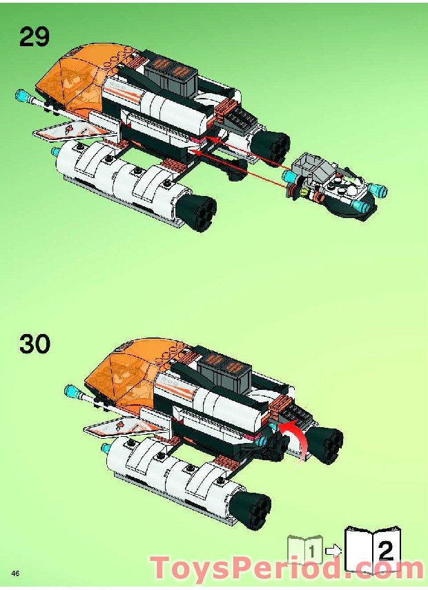 LEGO 7649 MT-201 Ultra-Drill Walker Instructions and Parts List
