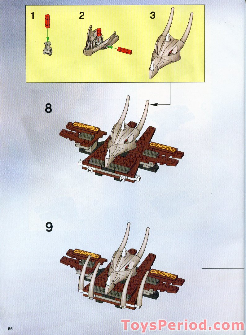 LEGO 7021 Viking Double Catapult Versus Armored Ofnir Dragon ...