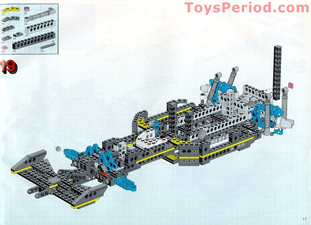 LEGO 8880 Super Car Instructions and Parts List