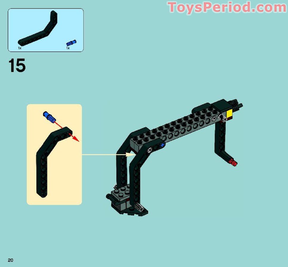 LEGO 8117 Storm Lasher Instructions and Parts List