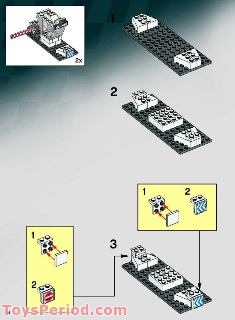 LEGO 8147 Bullet Run Instructions and Parts List