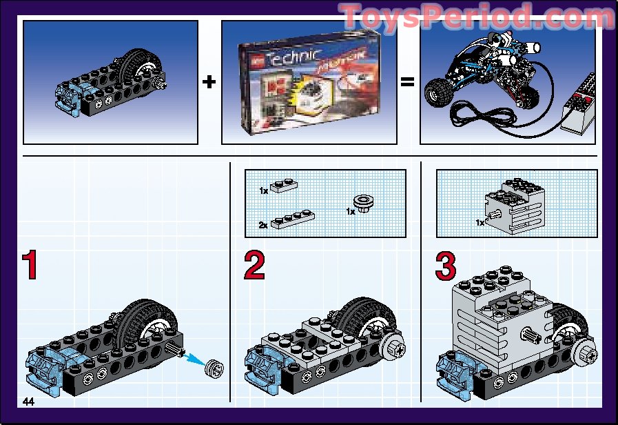 LEGO 8252 Beach Buster Instructions and Parts List