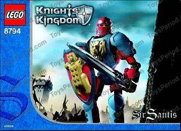 LEGO 8794 Sir Santis Instructions and Parts List