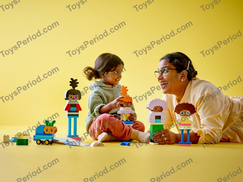 LEGO 10423 Buildable People with Big Emotions Set Parts List