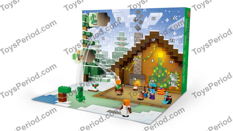 LEGO 21280 Advent Calendar 2025, Minecraft Set Parts List