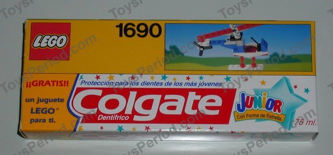 LEGO 1690 Colgate Helicopter Set Parts List