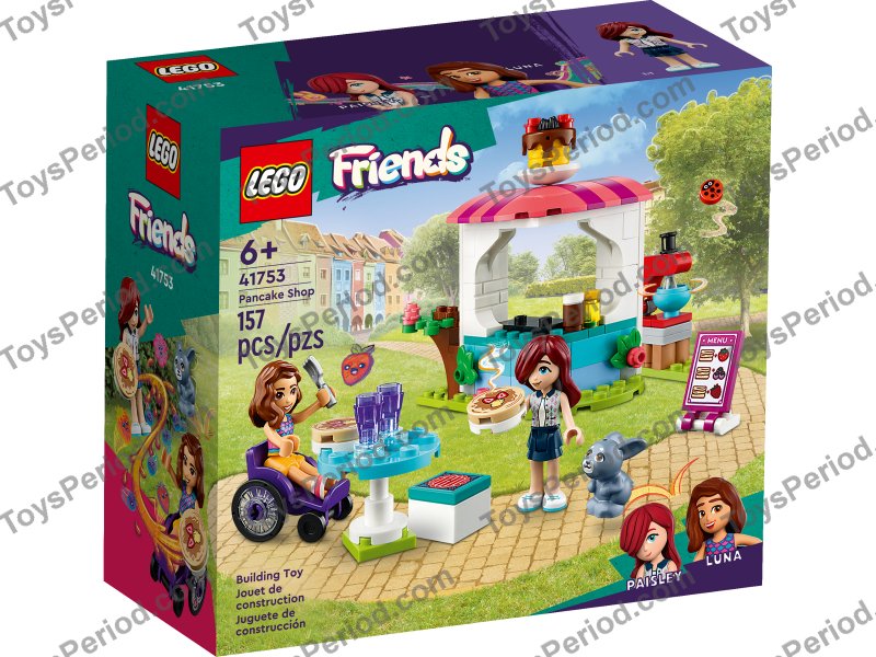 LEGO 41753 Pancake Shop Set Parts List