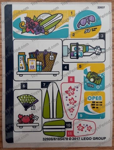 LEGO Sets with Part 41315stk01 Sticker Sheet for Set 41315 - (32908/ ...