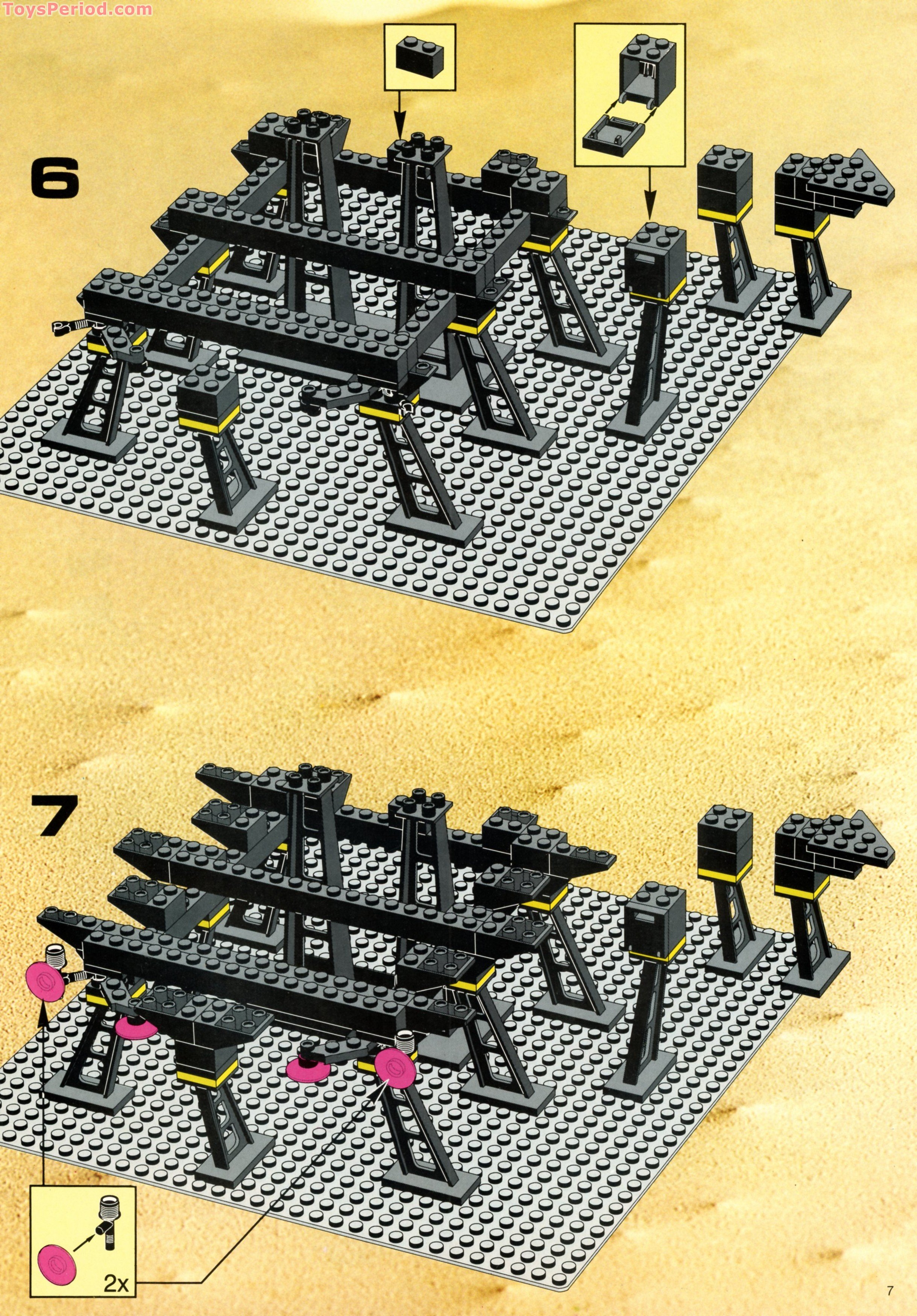 LEGO 6987 Message-Intercept Base Instructions and Parts List