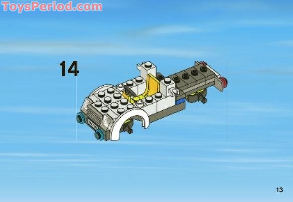 LEGO 7285 Police Dog Unit Instructions and Parts List