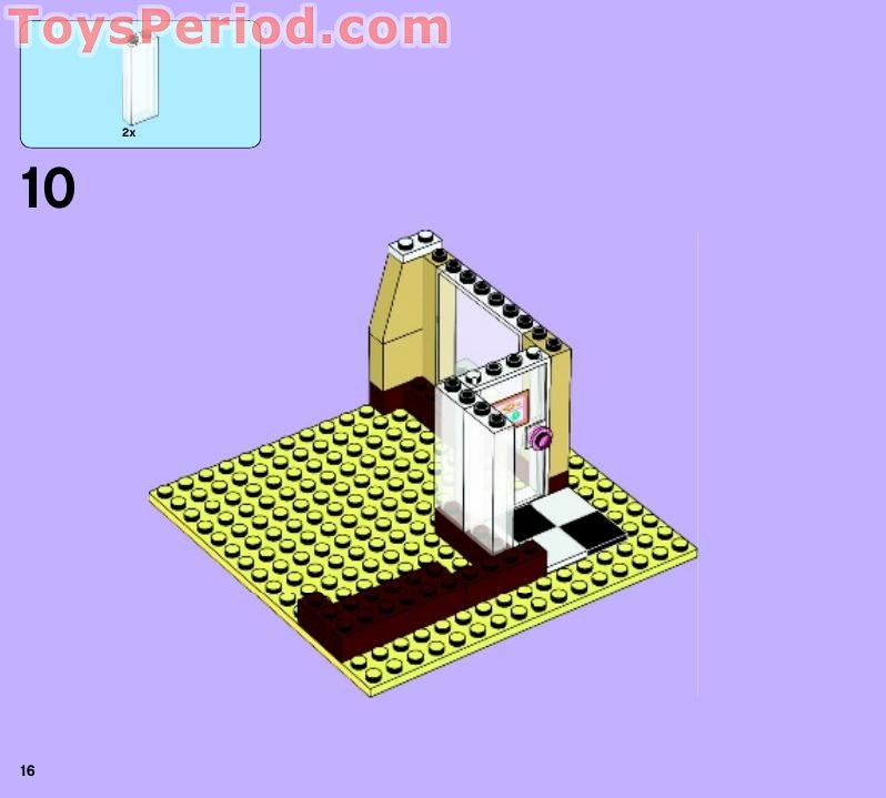 LEGO 41006 Downtown Bakery Instructions and Parts List