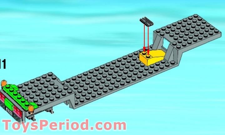 LEGO 4203 Excavator Transport Instructions and Parts List