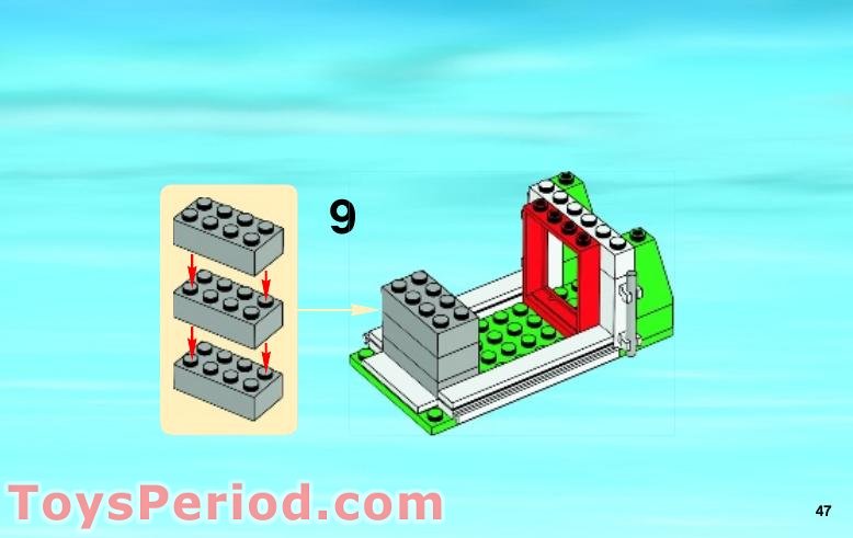LEGO 4432 Garbage Truck Instructions and Parts List