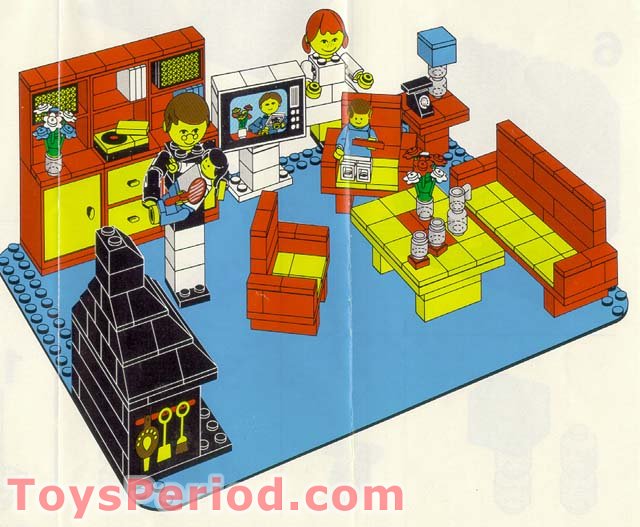 LEGO 268-1 Family Room Instructions and Parts List