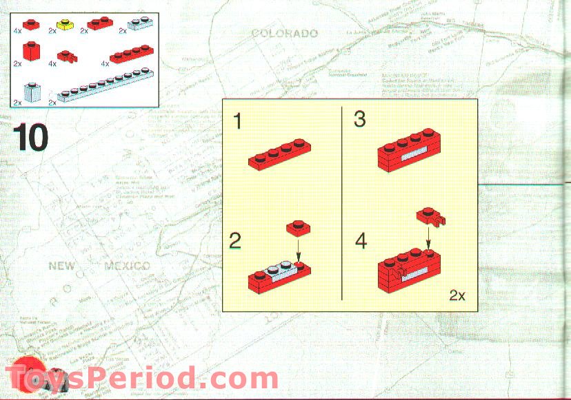 LEGO 10020-2 Santa Fe Super Chief, Limited Edition Instructions and ...