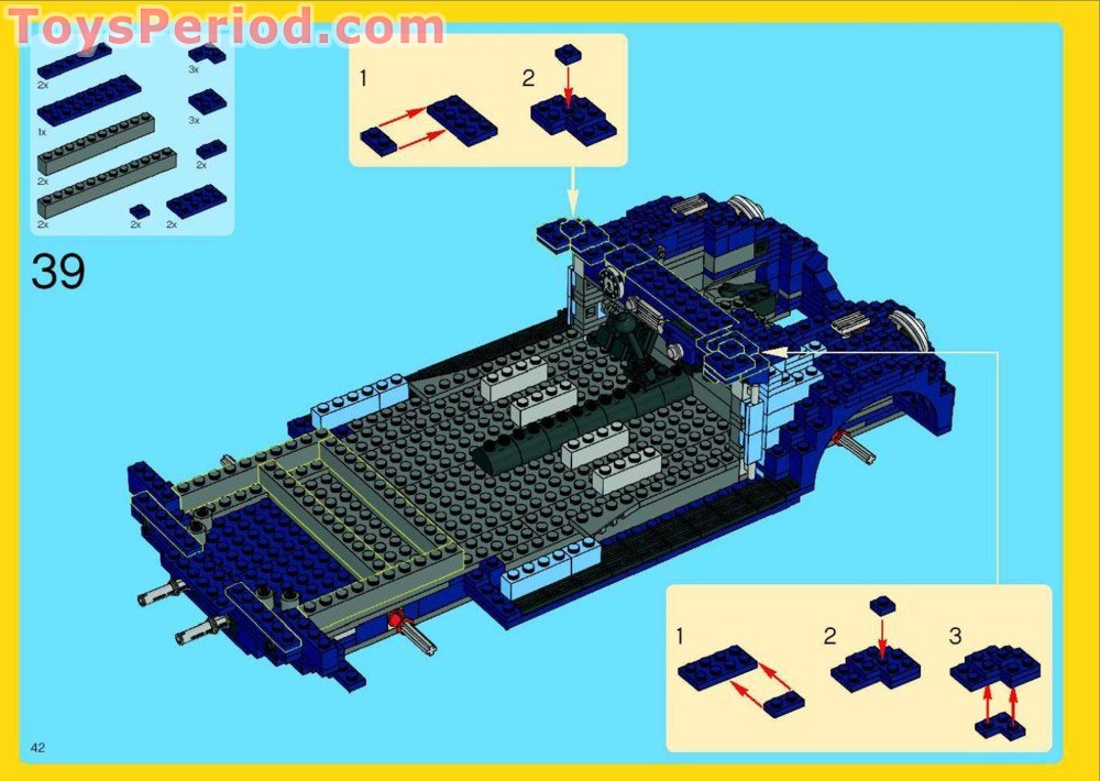 LEGO 10187 Volkswagen Beetle (VW Beetle) Instructions and Parts List