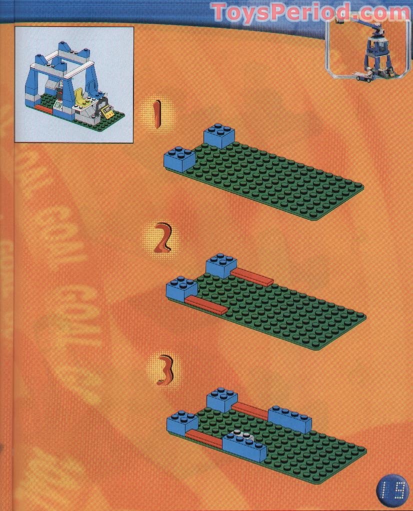 LEGO 3408 Super Sports Coverage Instructions and Parts List