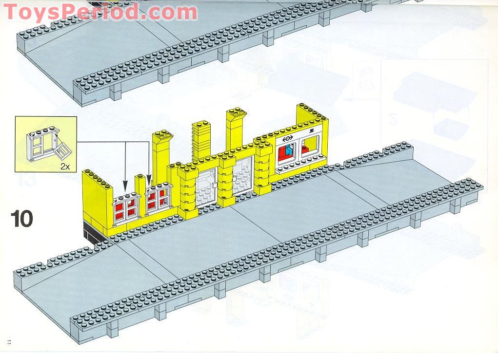 LEGO 4554 Metro Station Instructions and Parts List