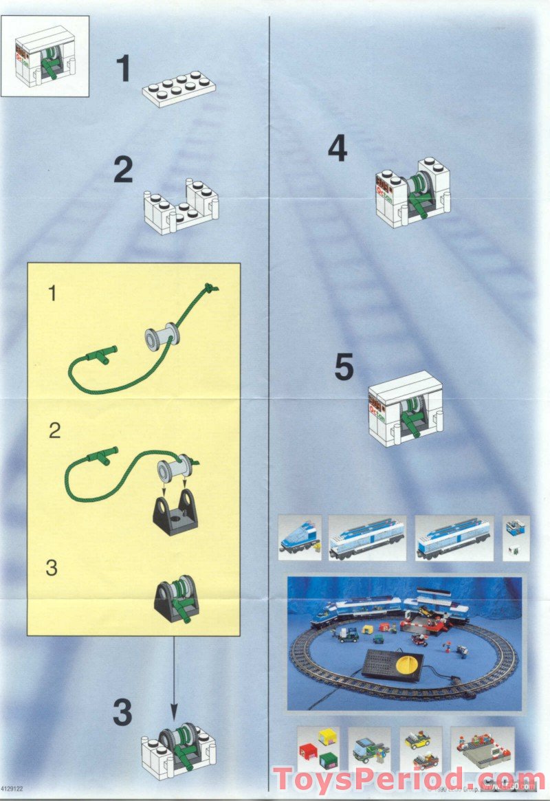 LEGO 4560 Railway Express Set Parts Inventory and Instructions - LEGO ...