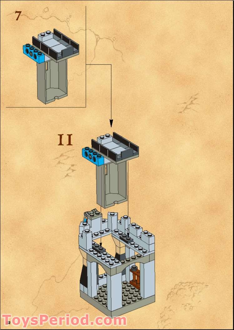 LEGO 6098 King Leo's Castle Instructions and Parts List