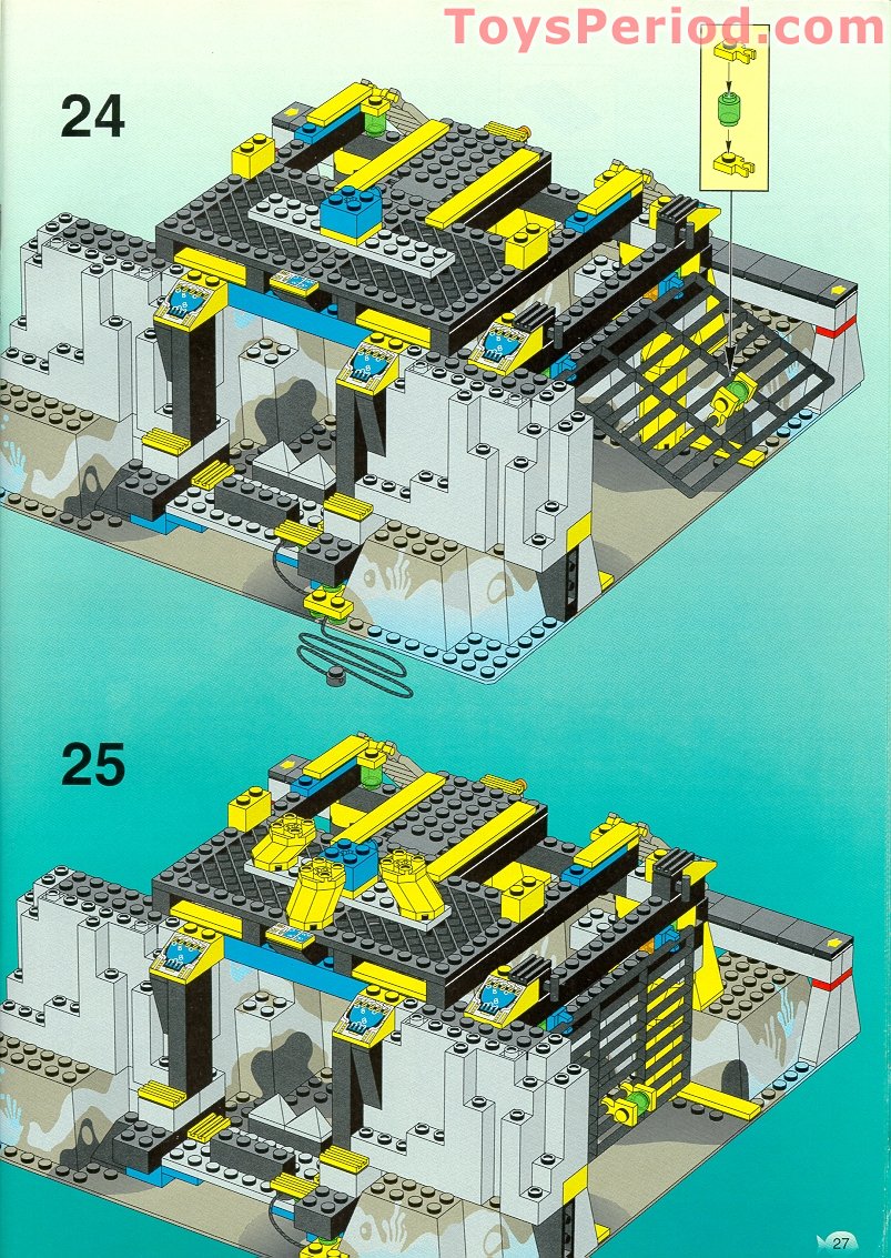 LEGO 6199 Hydro Crystalization Station Instructions and Parts List