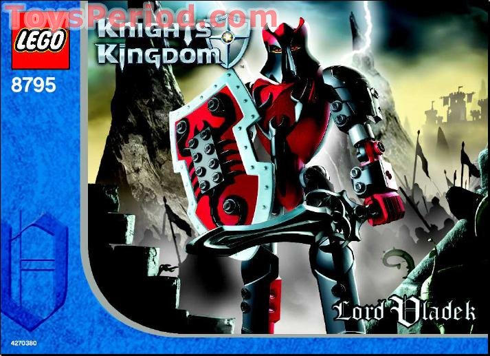 LEGO 8795 Lord Vladek Instructions and Parts List