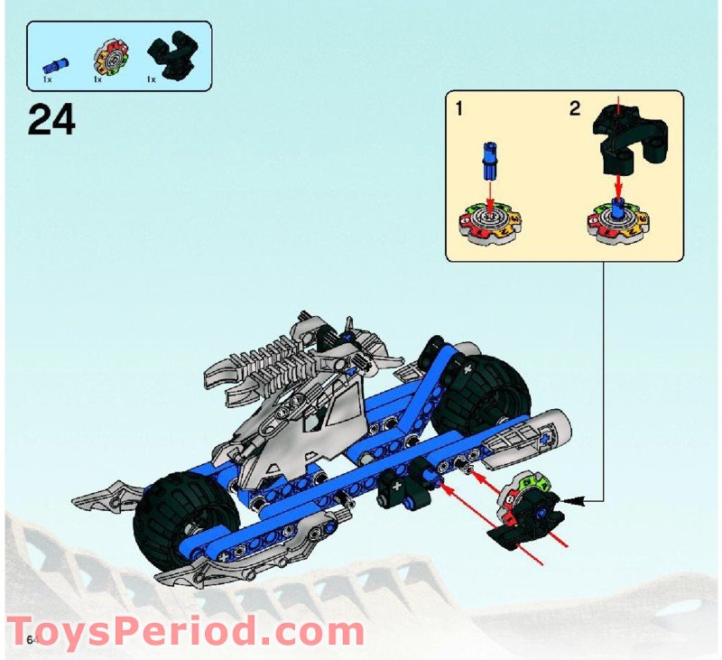 LEGO 8993 Kaxium V3 Instructions and Parts List