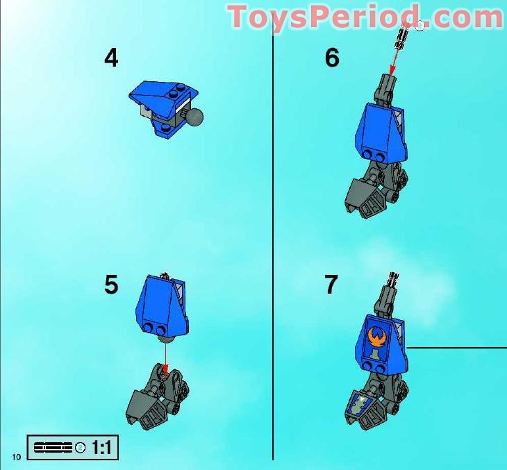 LEGO 8106 Aero Booster Instructions and Parts List