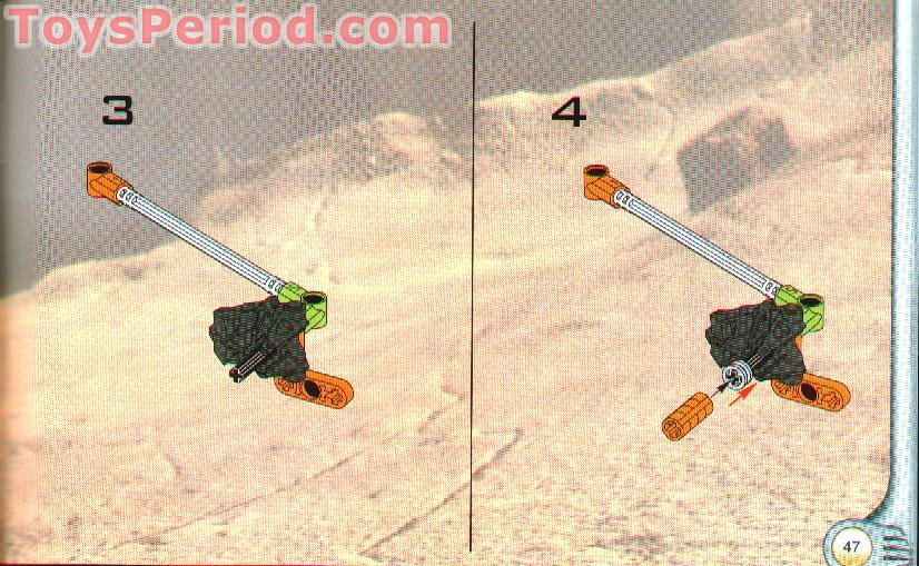 LEGO 8537 Nui-Rama Instructions and Parts List