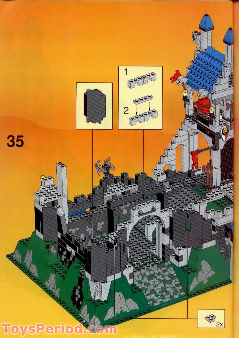 LEGO 6090 Royal Knight's Castle Instructions and Parts List