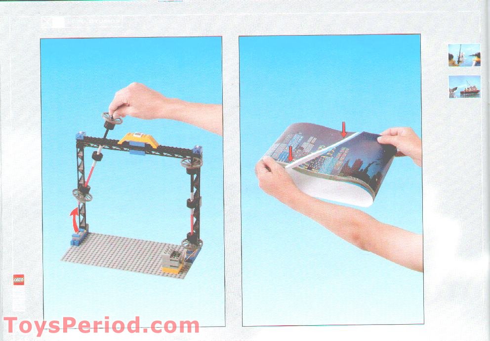 LEGO 1351 Movie Backdrop Studio Instructions and Parts List