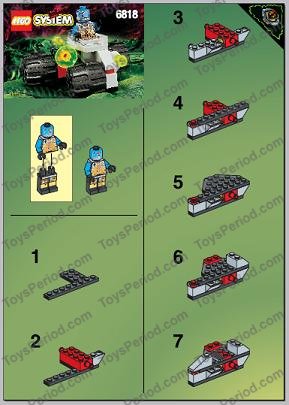 LEGO 6818 Cyborg Scout Instructions and Parts List