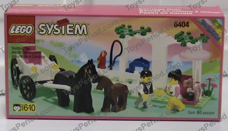 LEGO 6404 Carriage Ride Instructions and Parts List