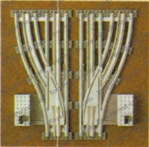 LEGO 7856 Left and Right Manual Points with Electric Rails Instructions ...