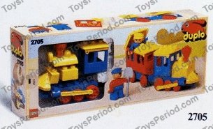 LEGO 2705 Passenger Train Without Track Set Parts List