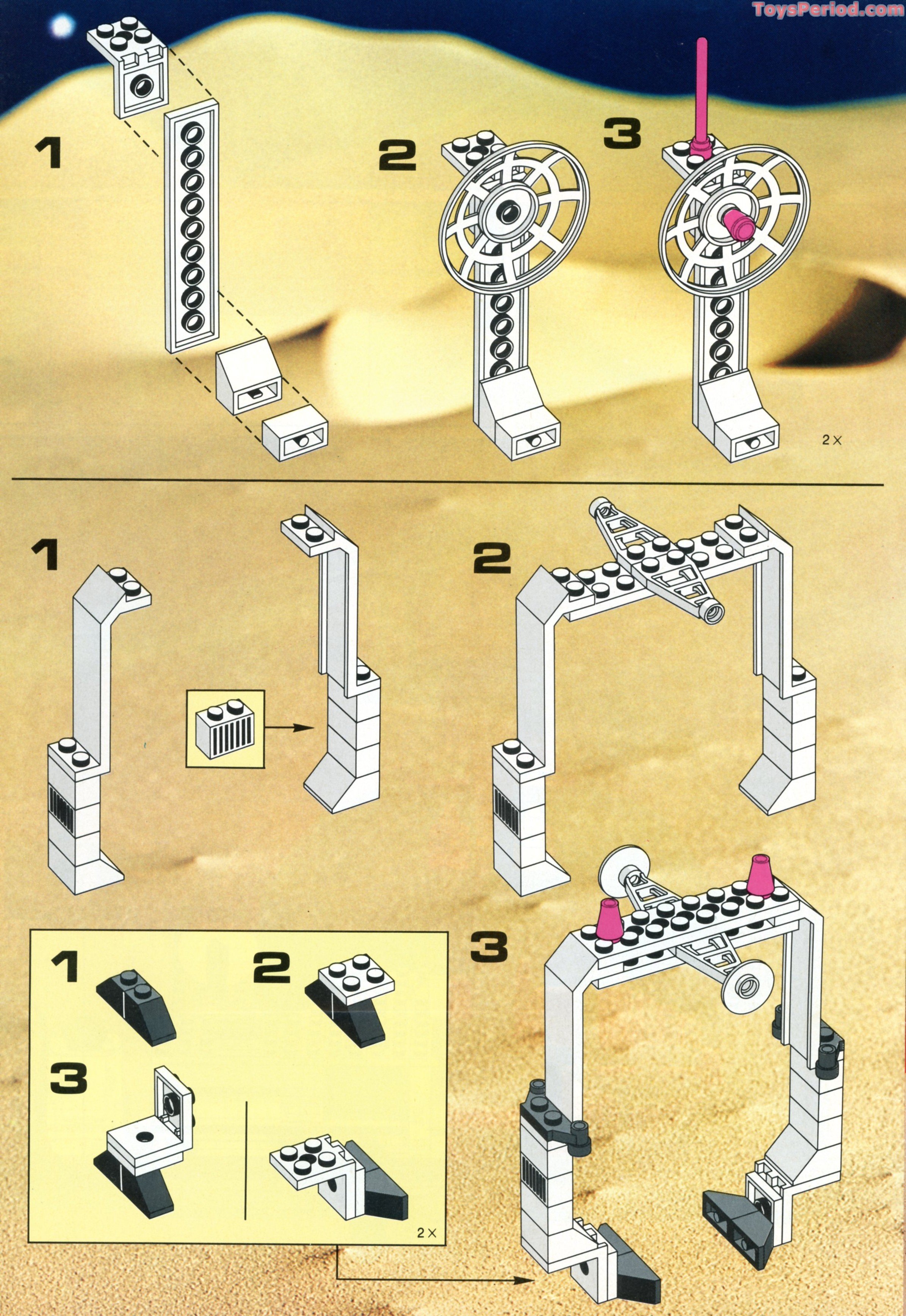 LEGO 6990 Monorail Transport System Instructions and Parts List