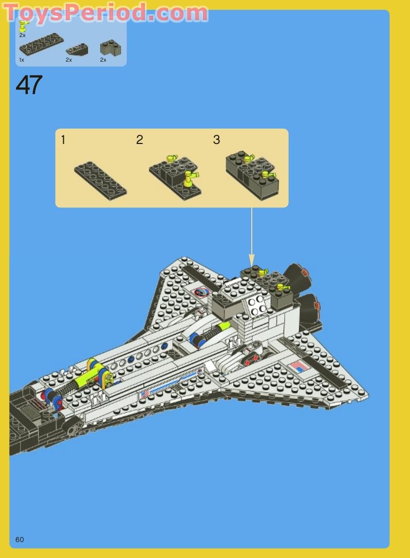 LEGO 10231 Shuttle Expedition Instructions and Parts List