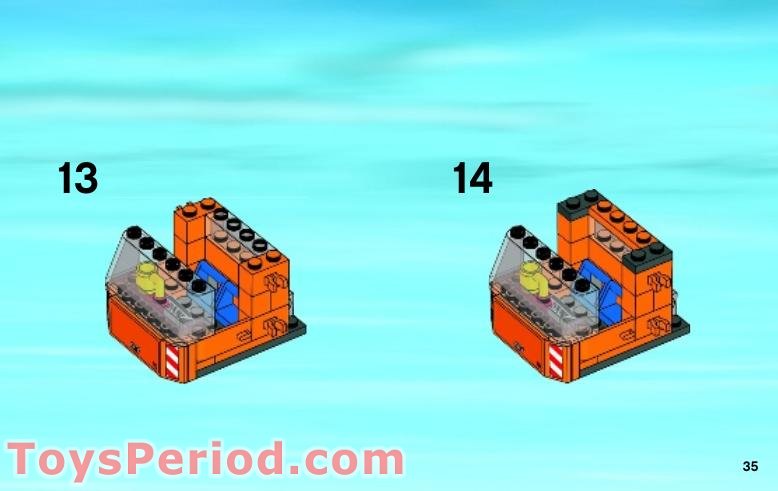 LEGO 4434 Tipper Truck Instructions and Parts List