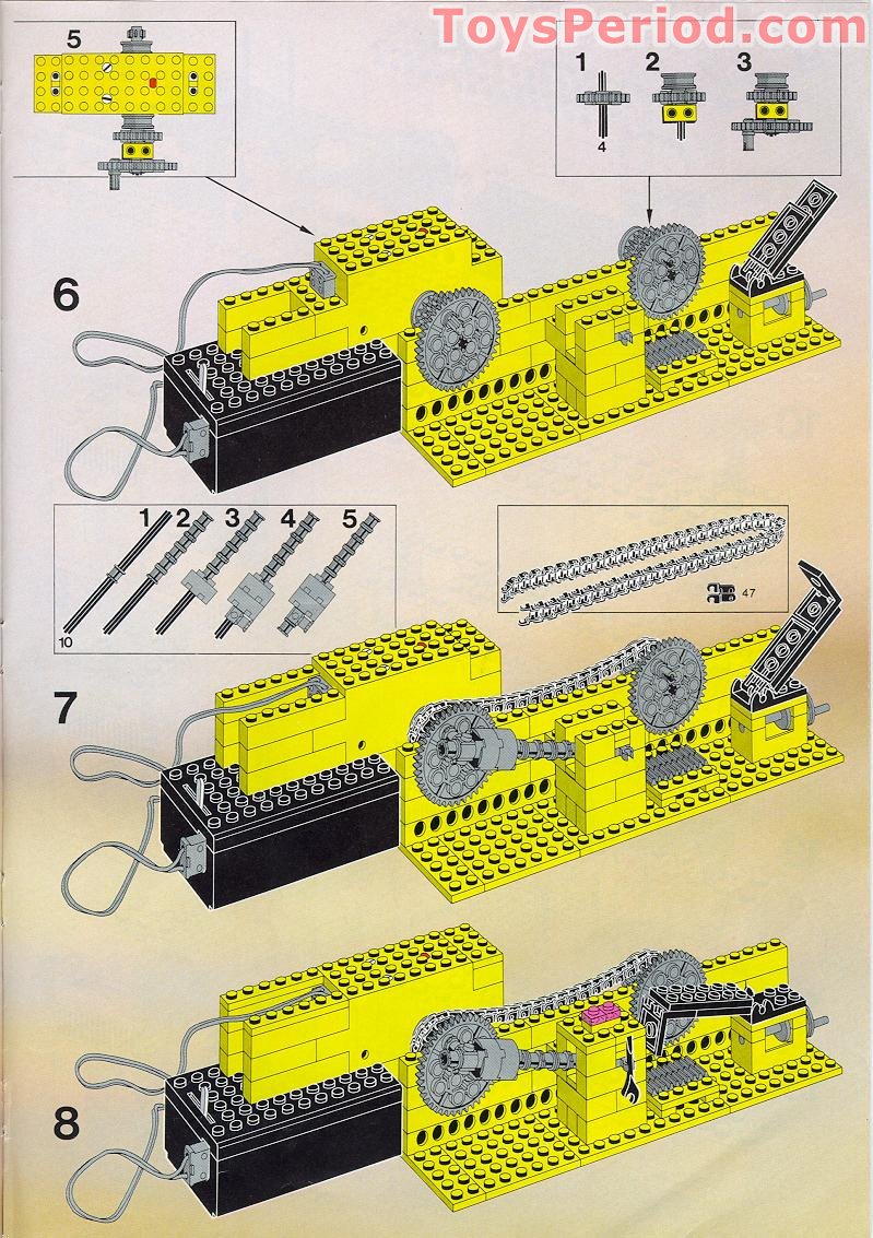 LEGO 744 Universal Building Set Instructions and Parts List