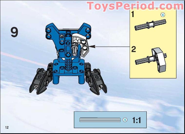 LEGO 3542 Flip Shot Instructions and Parts List