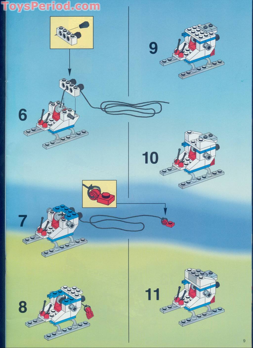 LEGO 6338 Hurricane Harbor Instructions and Parts List
