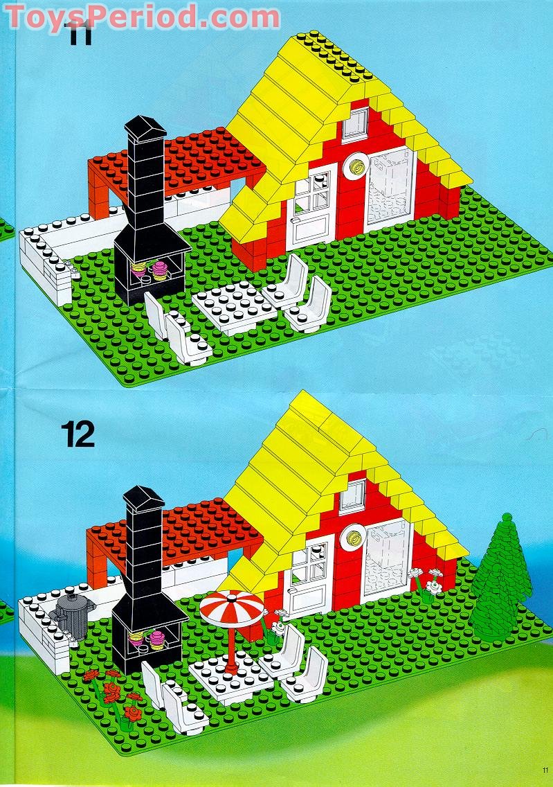 LEGO 6388 Holiday Home with Caravan Instructions and Parts List
