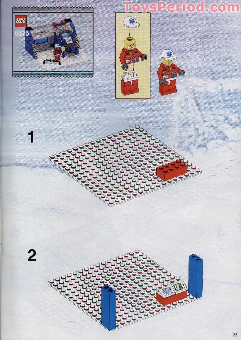 LEGO 6575 Polar Base Instructions and Parts List