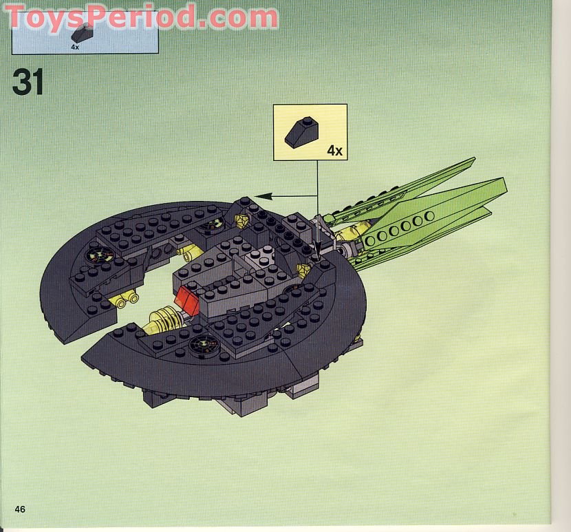 LEGO 7693 Etx Alien Strike Instructions and Parts List