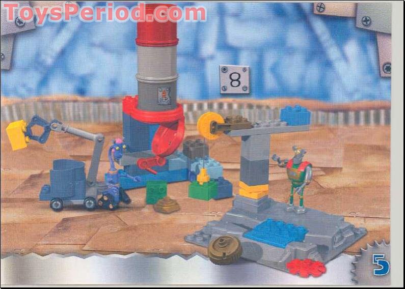 LEGO 7439 Stretchy's Junk Yard Instructions and Parts List