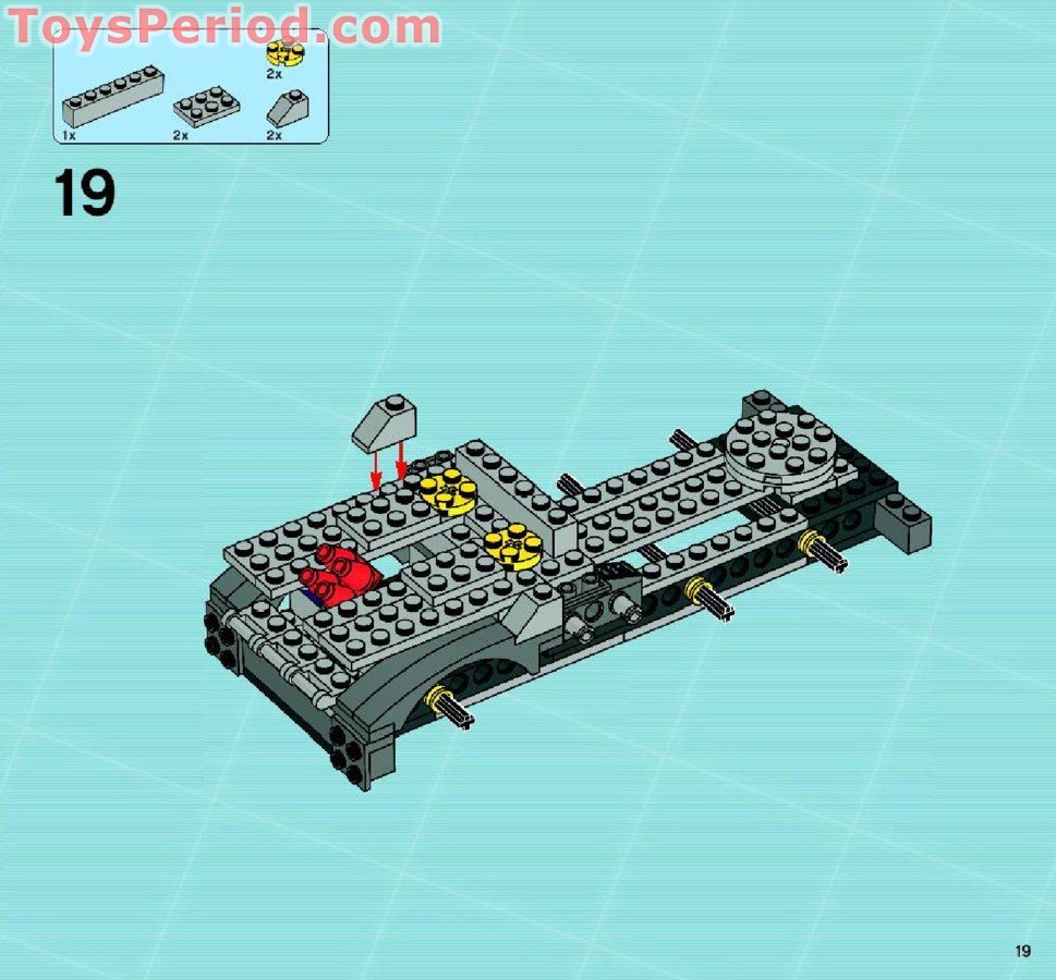 LEGO 8635 Mission 6: Mobile Command Center Instructions and Parts List