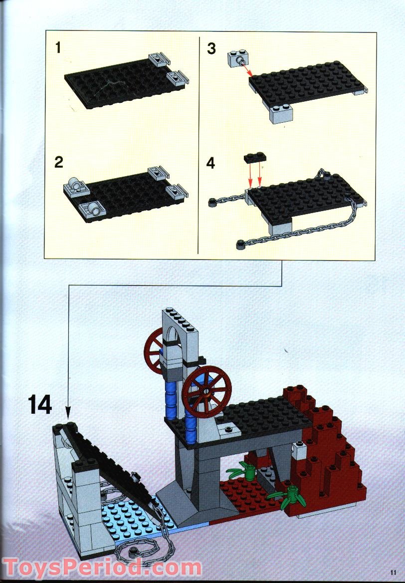 LEGO 8780 Citadel of Orlan Instructions and Parts List