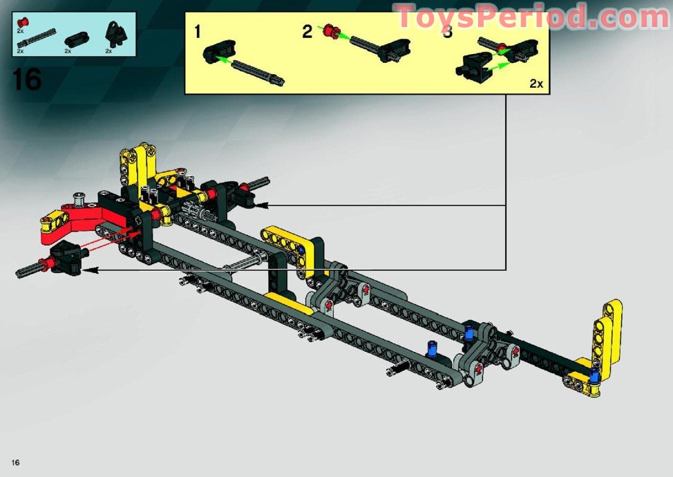 LEGO 8146 Nitro Muscle Instructions and Parts List