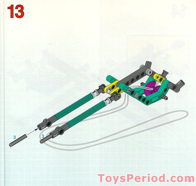 LEGO 8202 Bungee Chopper Instructions and Parts List